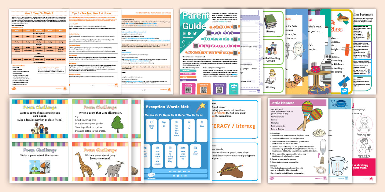 Year 1 Term 3 Week 2 Remote Home Learning Pack - Twinkl