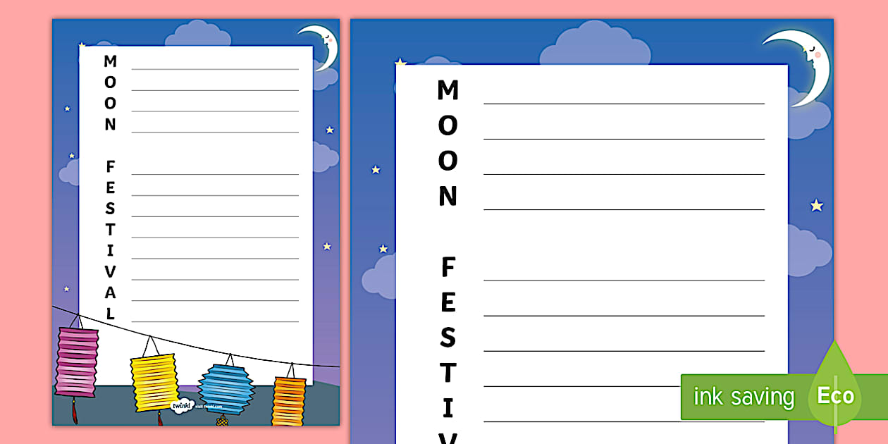 Moon Festival Acrostic Poem | Teaching Resources - Twinkl
