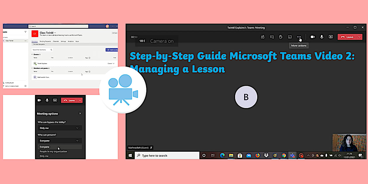 Step-by-Step Guide Microsoft Teams Video 2: Managing a Lesson