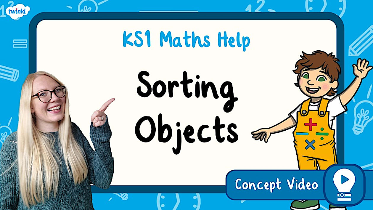 👉 Sorting Objects (Place Value within 10) | KS1 Maths Concept Video