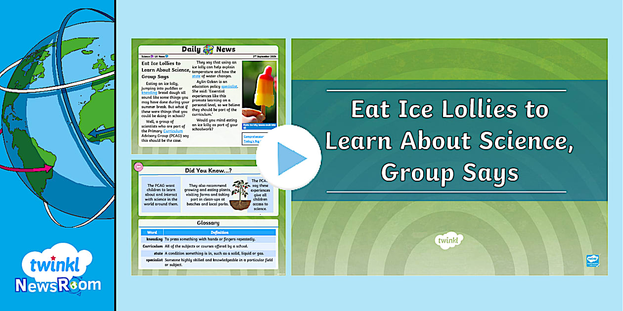 Eating Ice Lollies Should Be Part of Science Lessons | Twinkl Resources ...