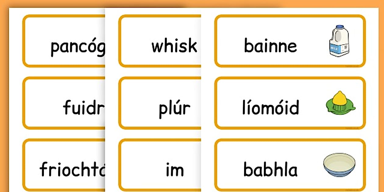Pancake Day Recipe Word Cards (teacher made) - Twinkl