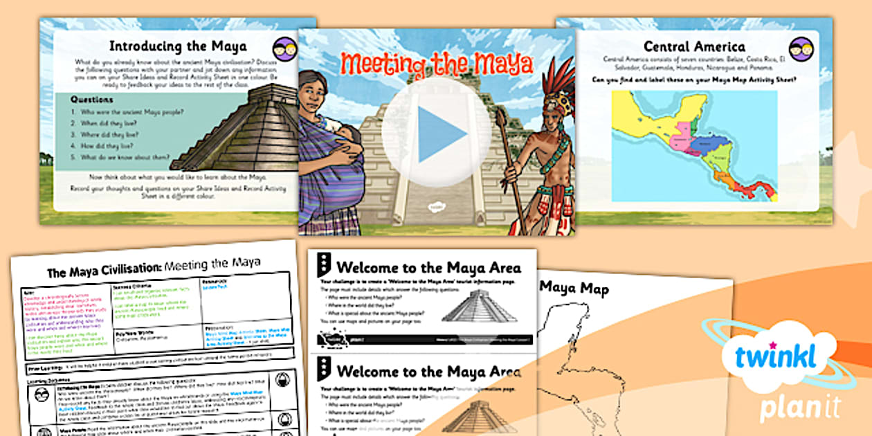 Maya Facts KS2 Lesson Pack (teacher made) - Twinkl