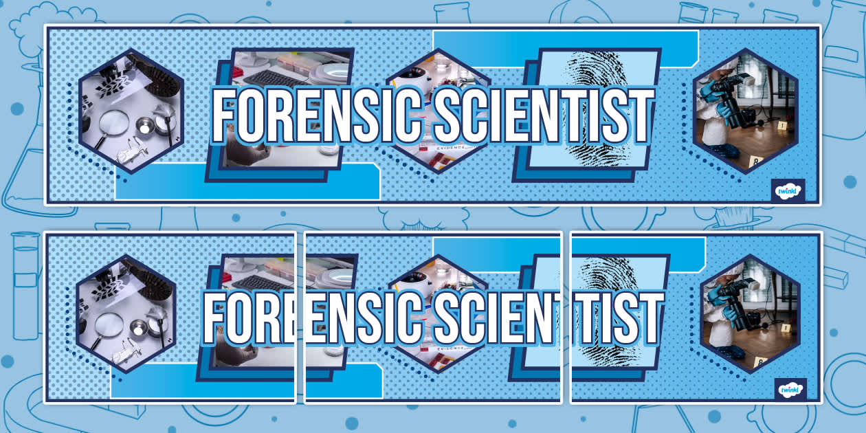 STEM Jobs: Forensic Scientist Display Banner (Teacher-Made)