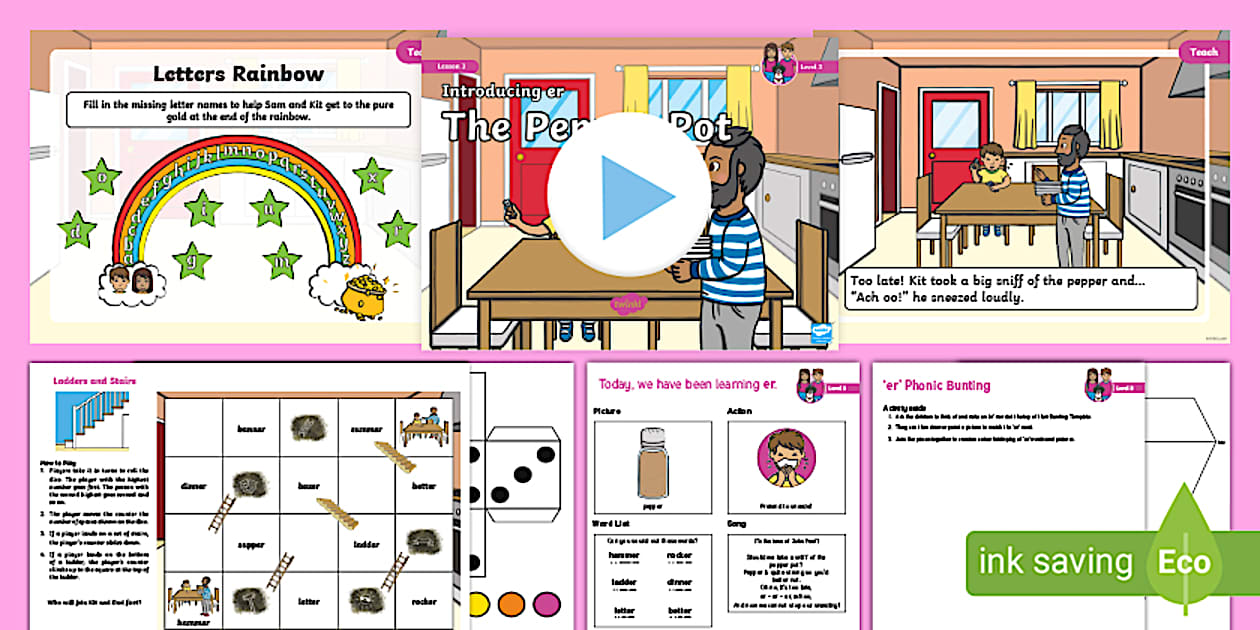 'er' Phonics Lesson Pack (Teacher-Made) - Twinkl