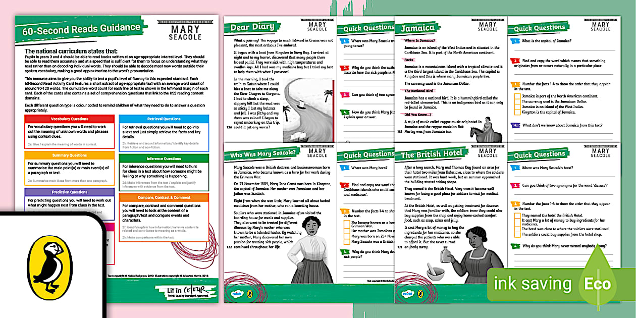 The Extraordinary Life of Mary Seacole: Reading Activity
