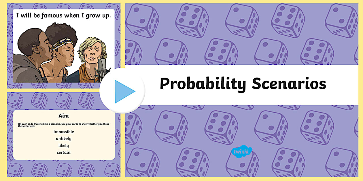 KS2 Probability Scenarios PowerPoint - Primary Resources