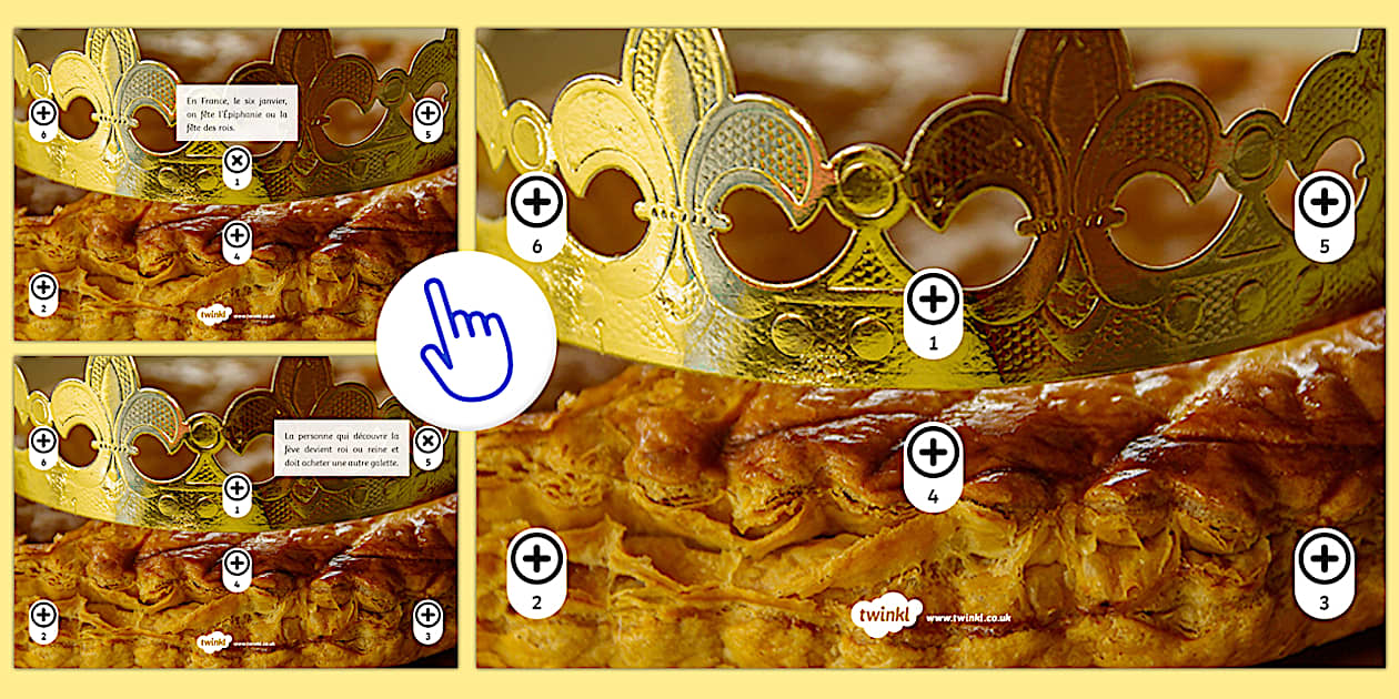 French Epiphany Picture Hotspots (teacher made) - Twinkl