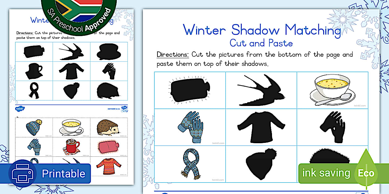 Winter-Themed Worksheets - Twinkl South Africa - Twinkl