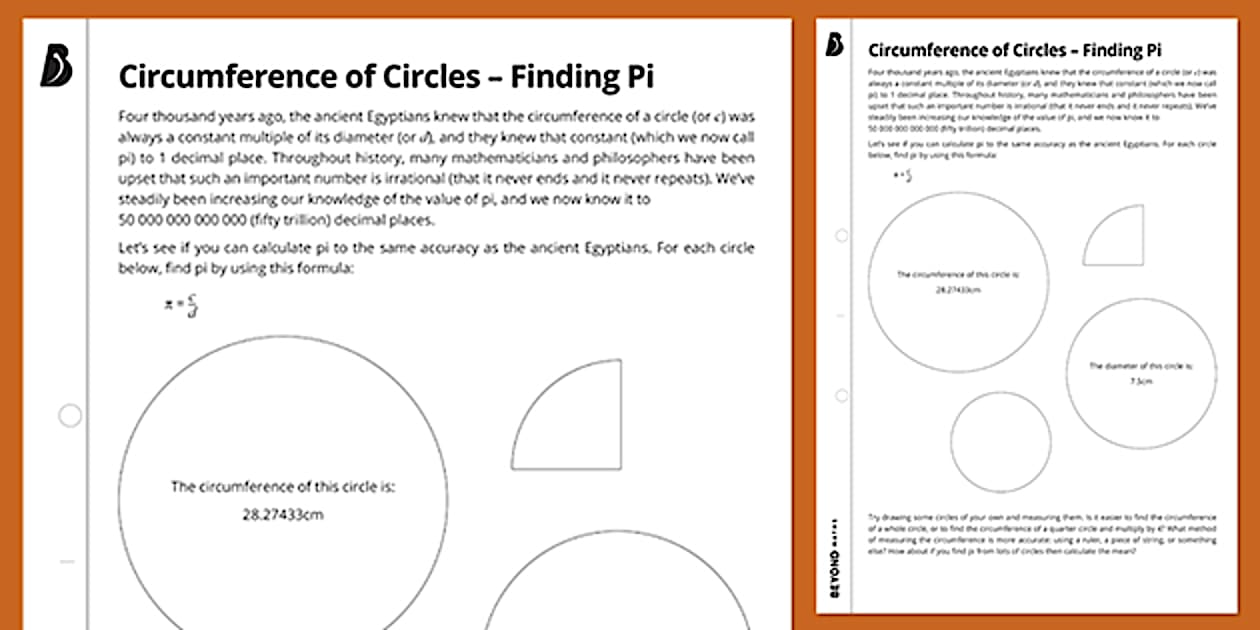 👉 Circumference of Circles - Finding Pi | KS3 Maths | Beyond