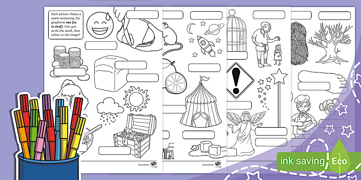 Phonics Colouring Pack (teacher made) - Twinkl