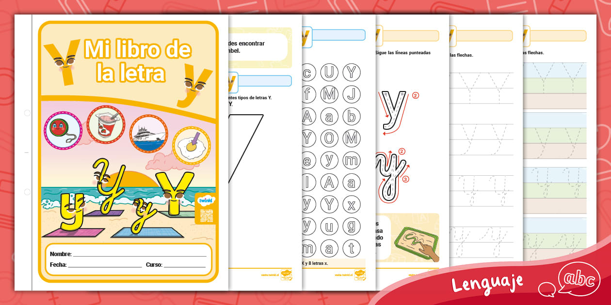 Cuadernillo | Mi libro | letra Y