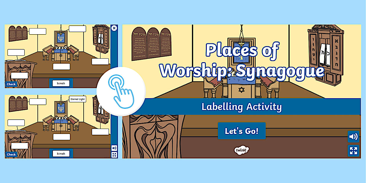Label a Synagogue Interactive Labelling Game | Twinkl Go!