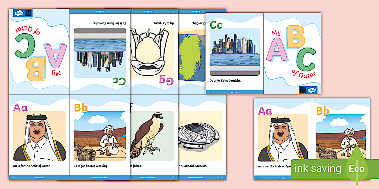 My ABC Qatar Mini Book (teacher made) - Twinkl