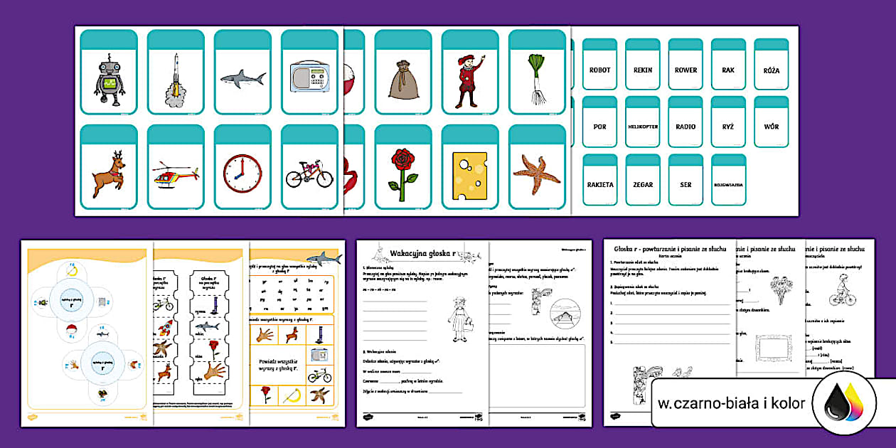 Głoska r | Logopedia | Pakiet materiałów - Twinkl