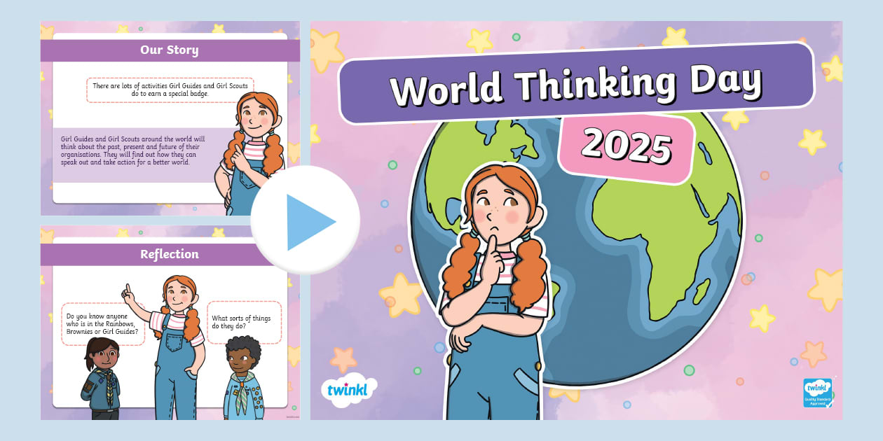 KS1 World Thinking Day Information PowerPoint - Twinkl