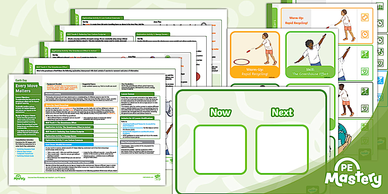 KS2 Earth Day PE Lesson Pack