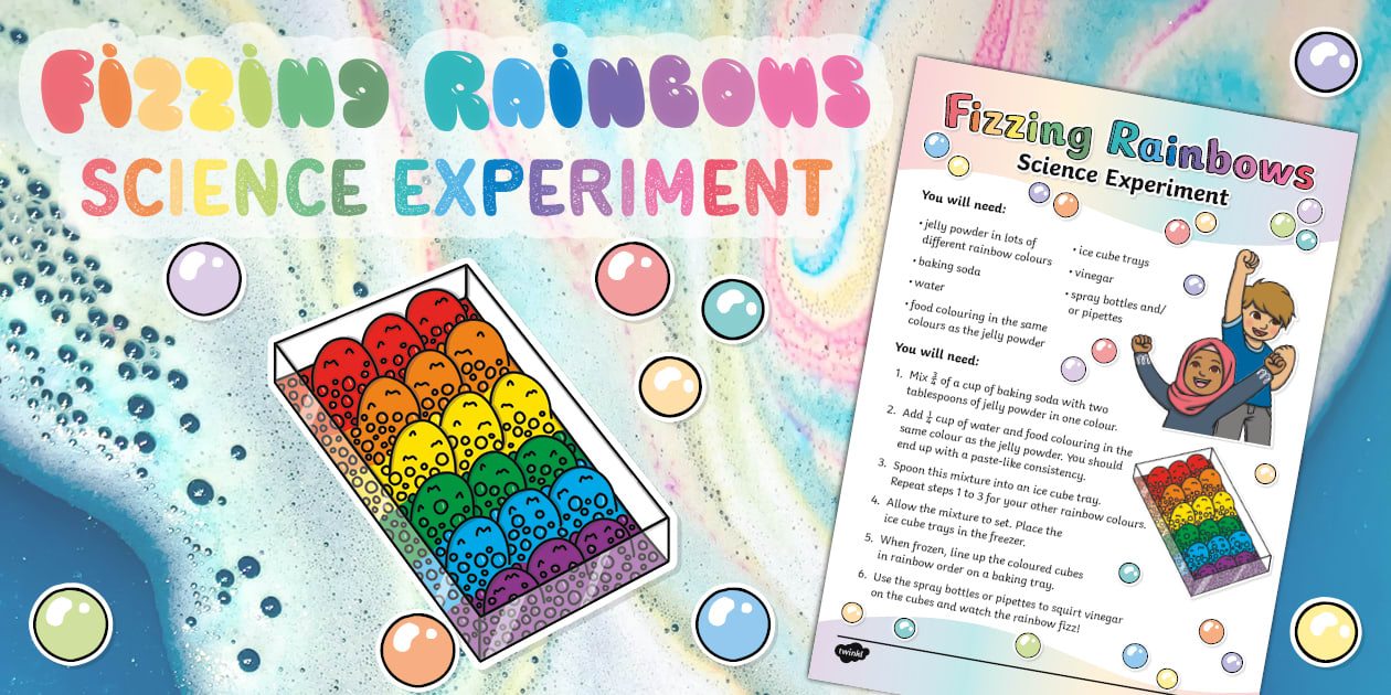 Fizzing Rainbow Science Experiment (Teacher-Made) - Twinkl