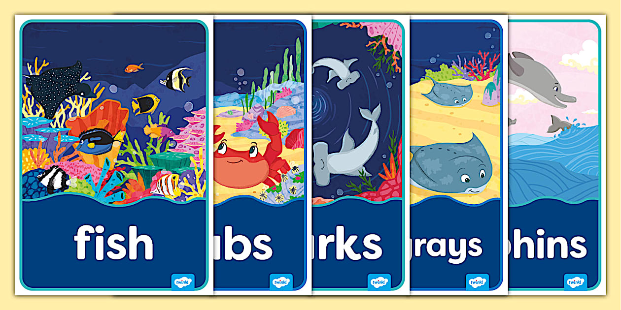 Ocean Animal Posters | Twinkl Originals
