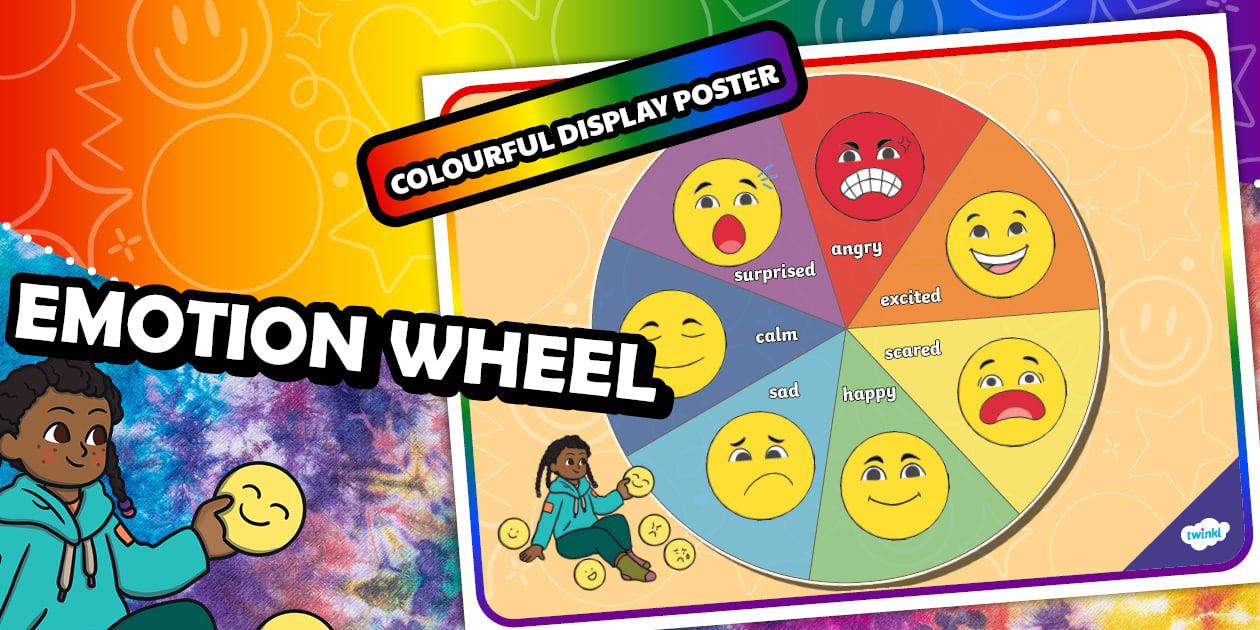 * NEW * Foundation Phase Life Skills - Emotion Wheel Chart - Display Poster