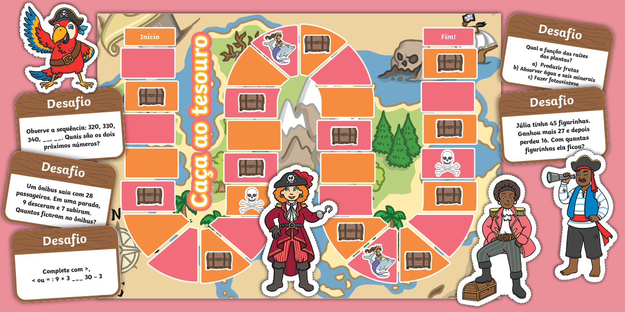 Jogo de Caça ao Tesouro: Enigmas (teacher made) - Twinkl