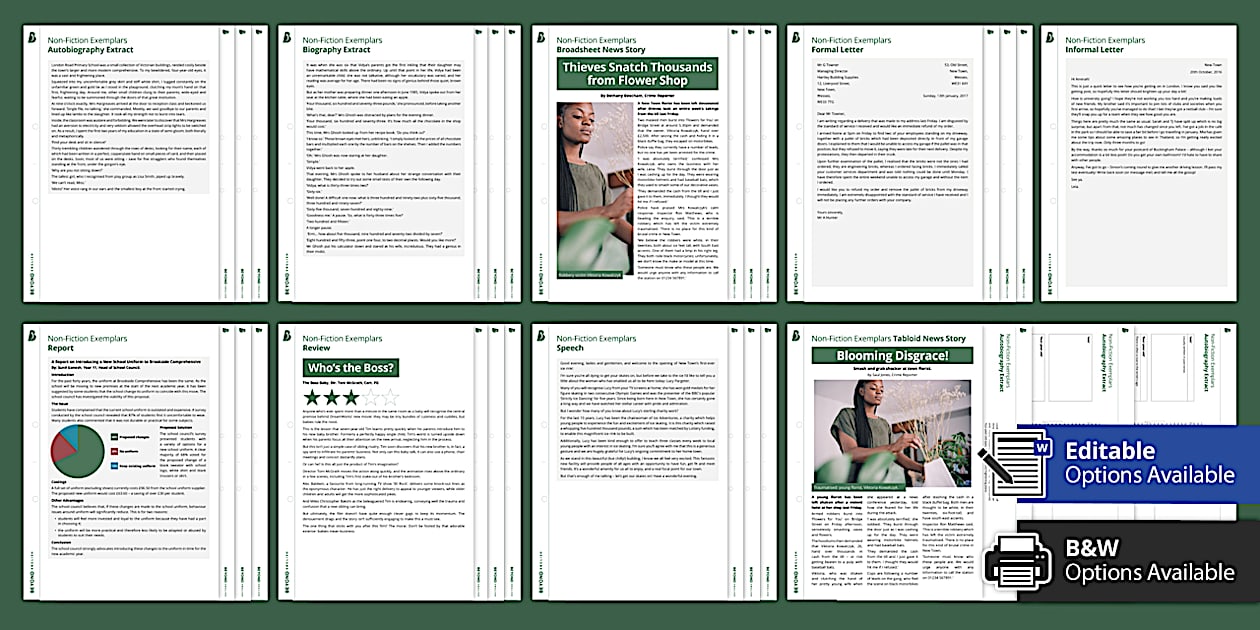 GCSE English Non Fiction Texts Examples | Beyond English