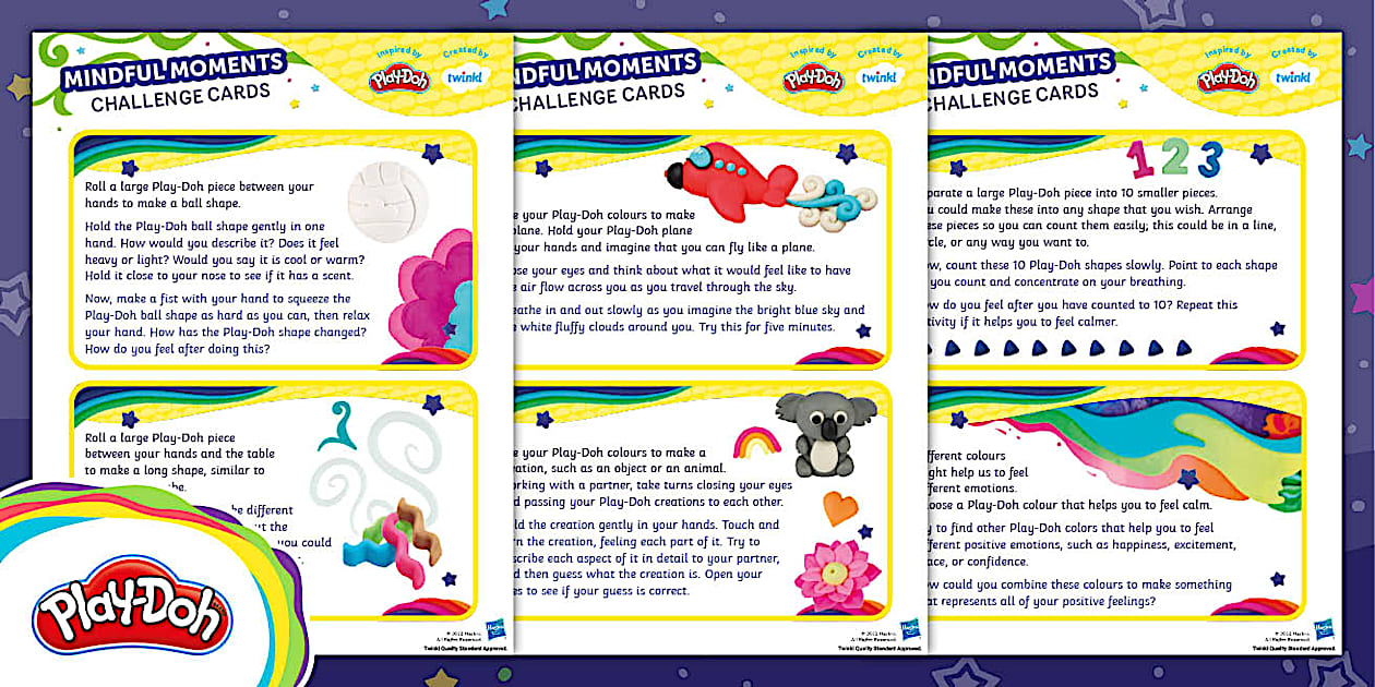 FREE! - Play-Doh: Mindful Moments Task Cards (Teacher-Made)