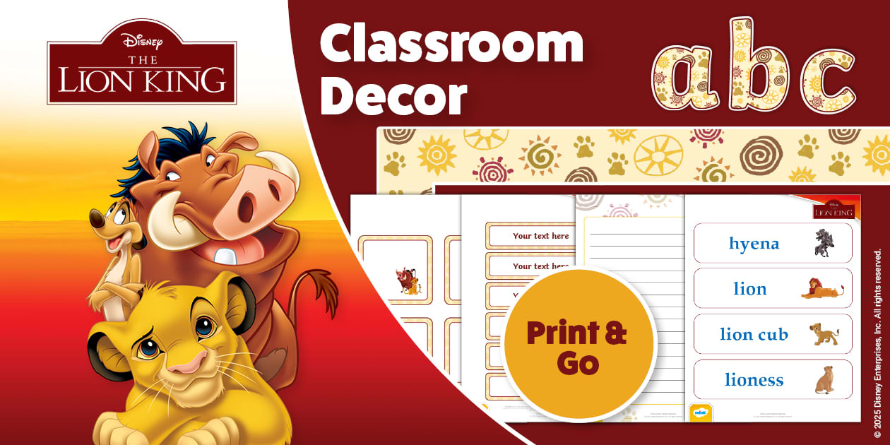 The Lion King: Bulletin Board Pack