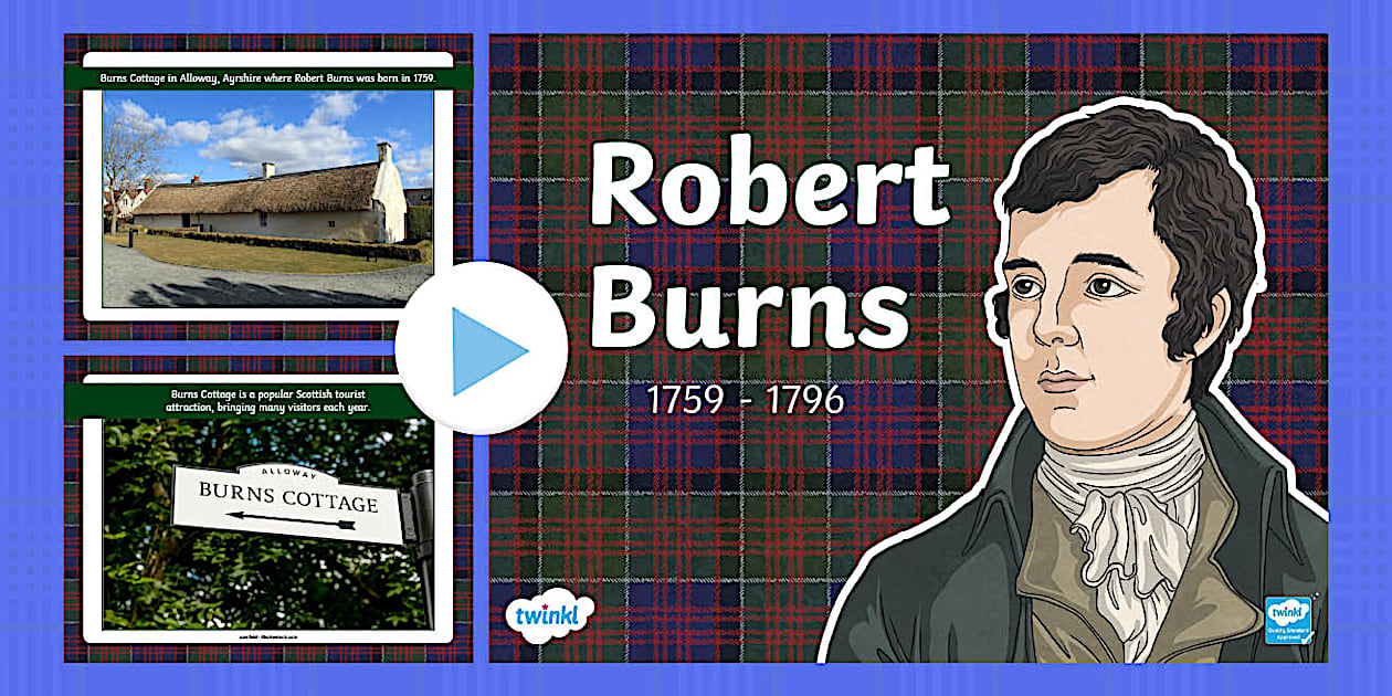 Robert Burns Photos PowerPoint (teacher made) - Twinkl