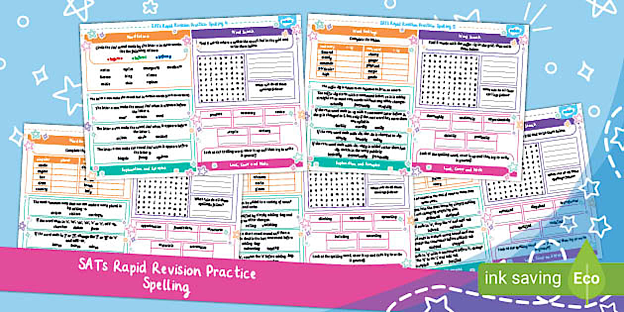 SATs Revision Spelling Pack | Parents Revision Support