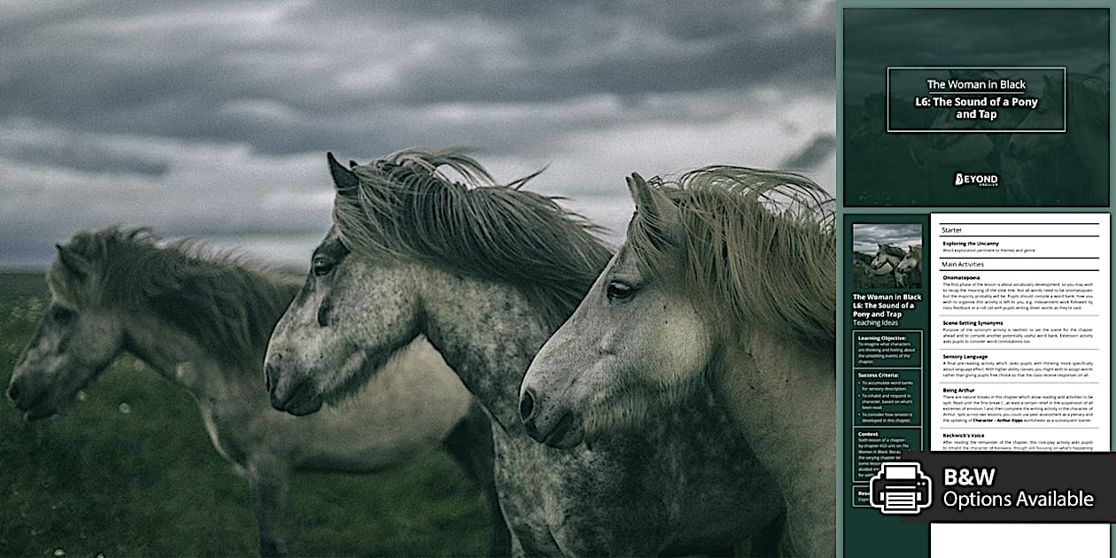 The Woman in Black Analysis | KS3 Lesson 6 | Beyond