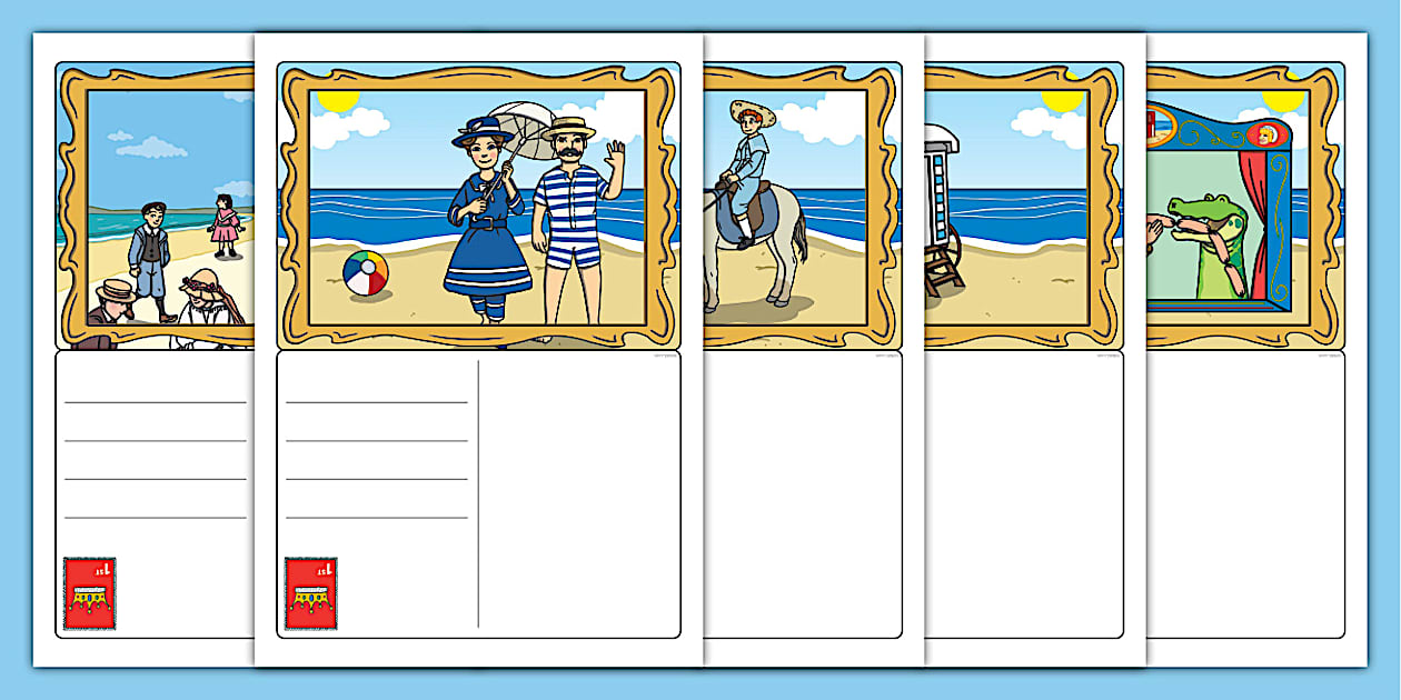 Victorian Seaside Postcards