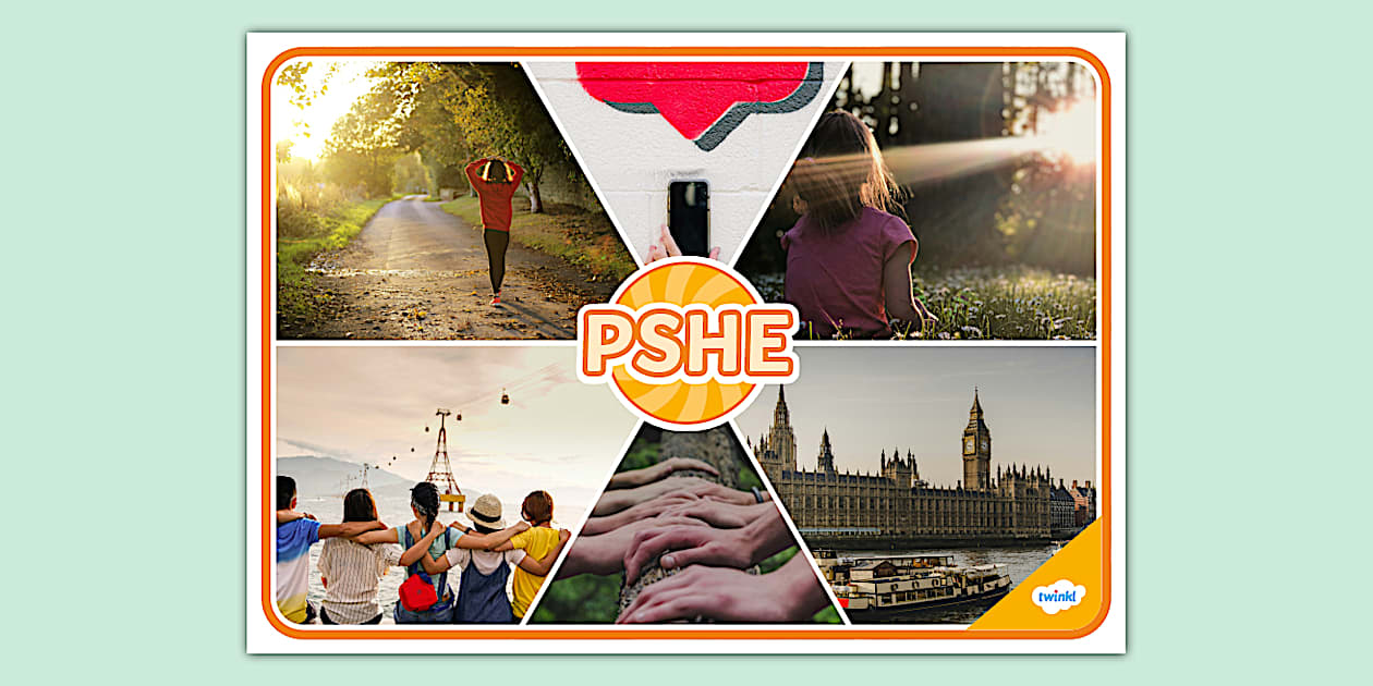 PSHE Photo Display Poster (teacher made) - Twinkl
