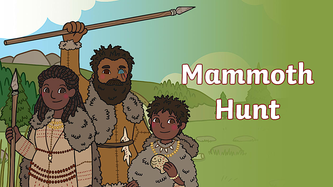 Mammoth Hunt: History Game | Twinkl Go!