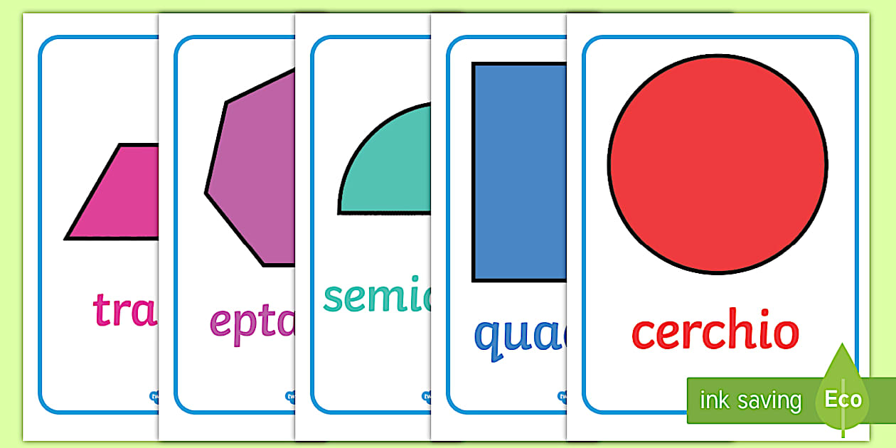 Forme geometriche 2D Poster (Hecho por educadores) - Twinkl