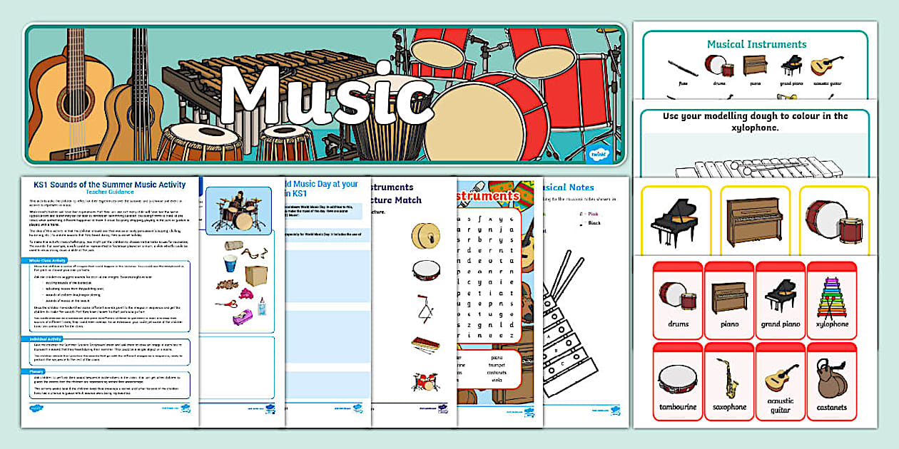 👉 World Music Day KS1 Resource Pack - Twinkl