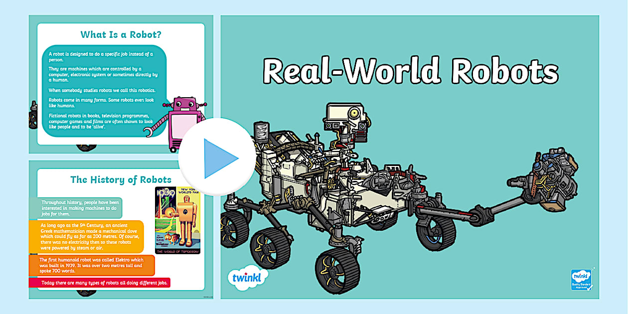 All About Real-World Robots PowerPoint (teacher made)