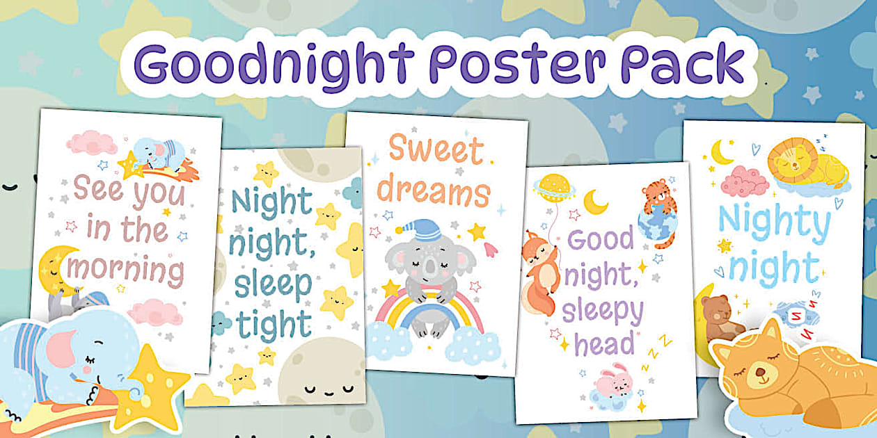 Goodnight Poster Pack