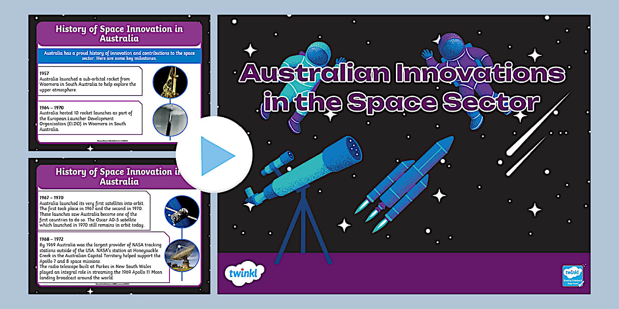 Australian Innovations in the Space Sector PowerPoint