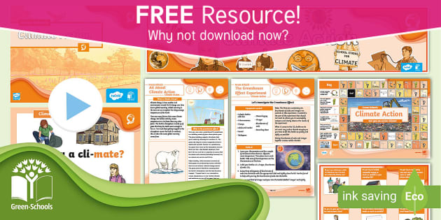 FREE! - Green Schools Climate Action Resource Pack - Twinkl