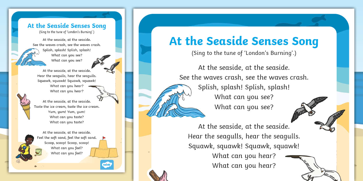 At the Seaside Senses Song | Twinkl (Lehrer gemacht)