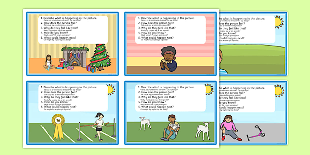 Inference Picture Cards Polish Translation - Twinkl