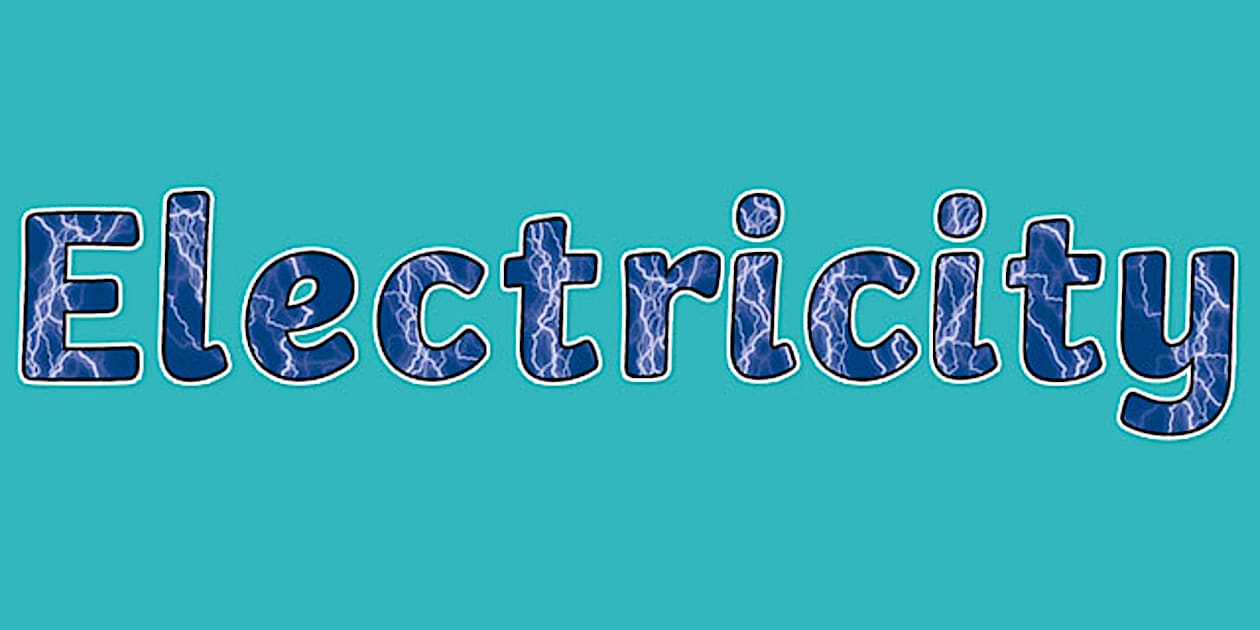 Electricity Display Lettering (Teacher-Made) - Twinkl