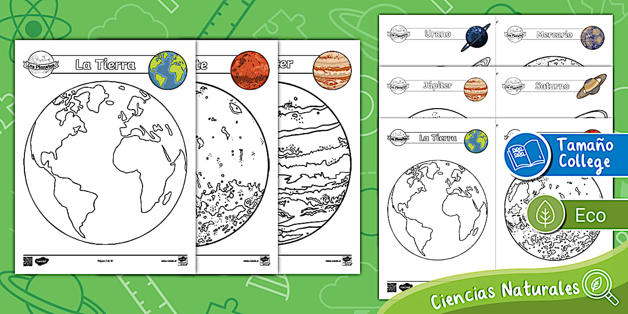 Dibujos del sistema solar (teacher made) - Twinkl