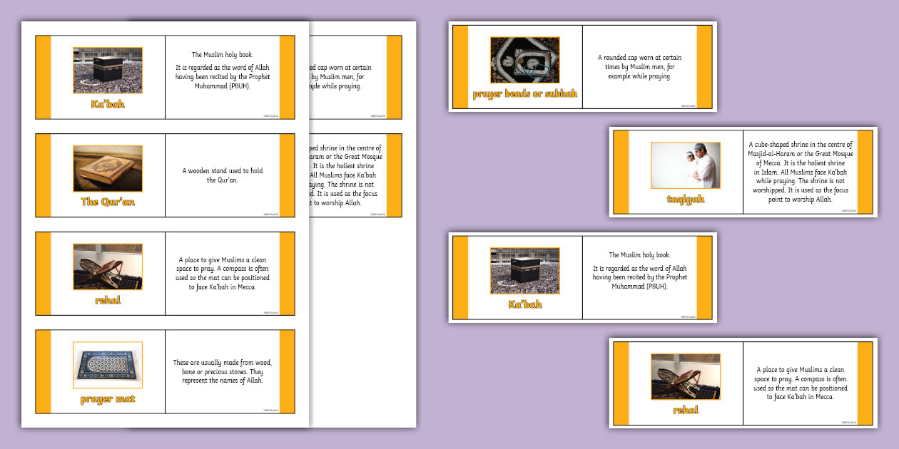 Islam Artefacts Loop Cards Game - Twinkl - KS2 - Twinkl