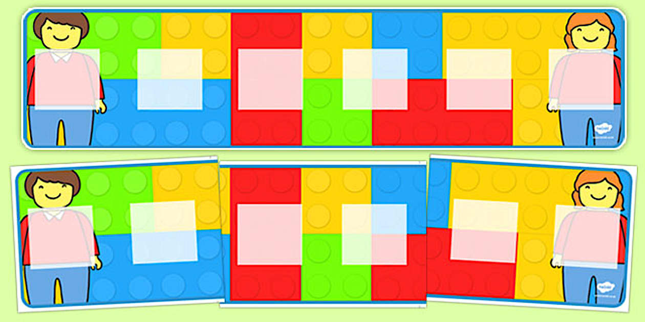 Building Brick Theme Visual Timetable Display (teacher made)