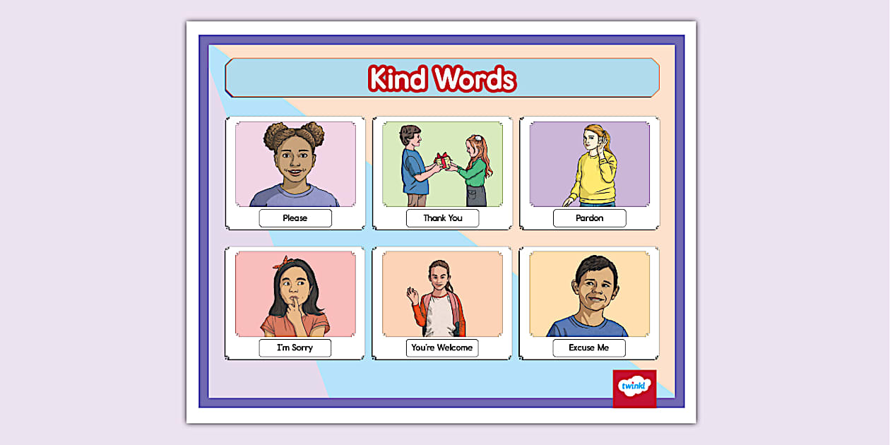 Kind Words Display Poster