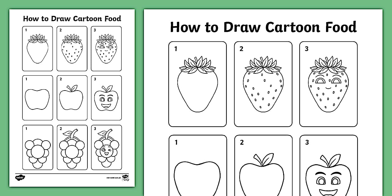 Nutrition Month Drawing (teacher made) - Twinkl
