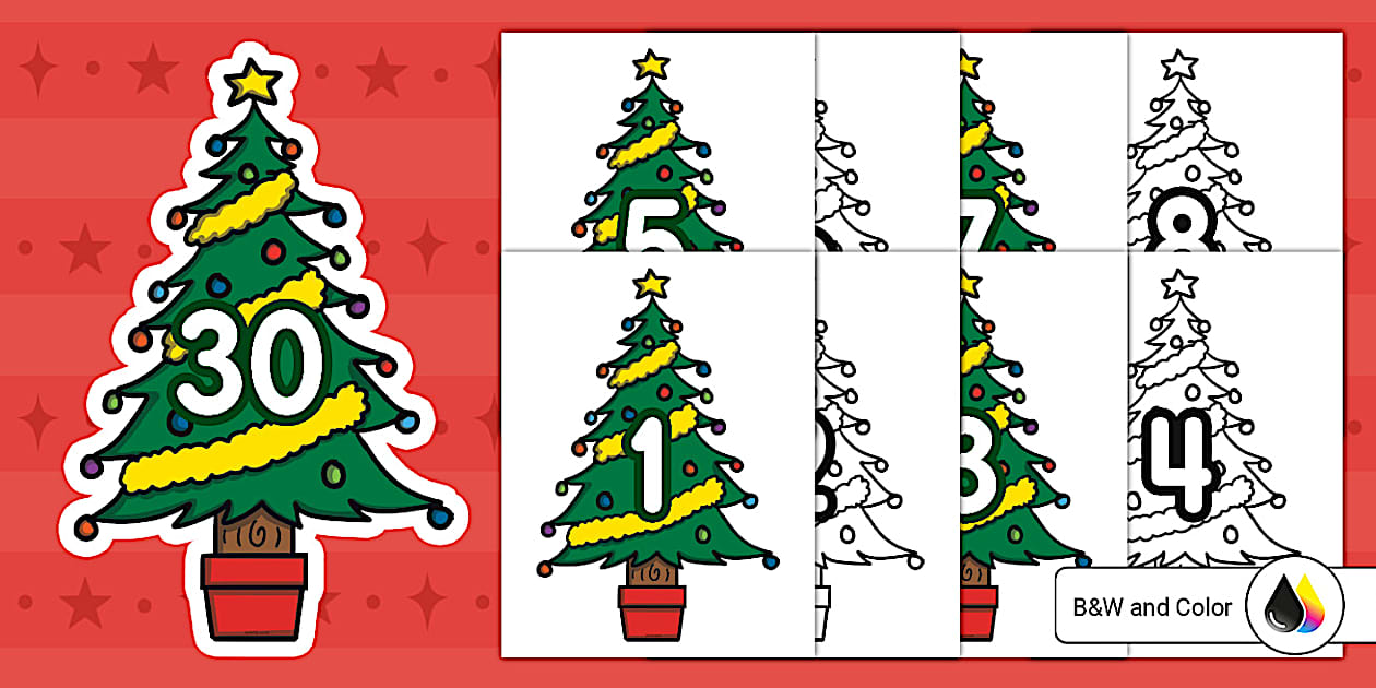 Christmas Tree Numbers | Math | Twinkl USA (teacher made)