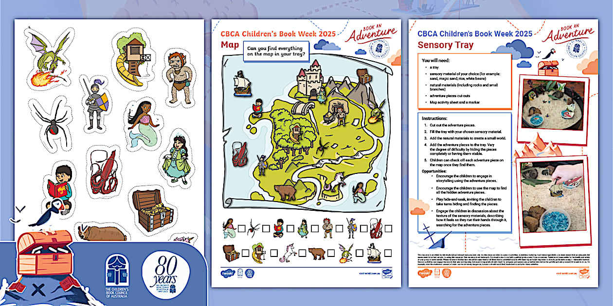 CBCA Children's Book Week 2025 Sensory Tray (teacher made)